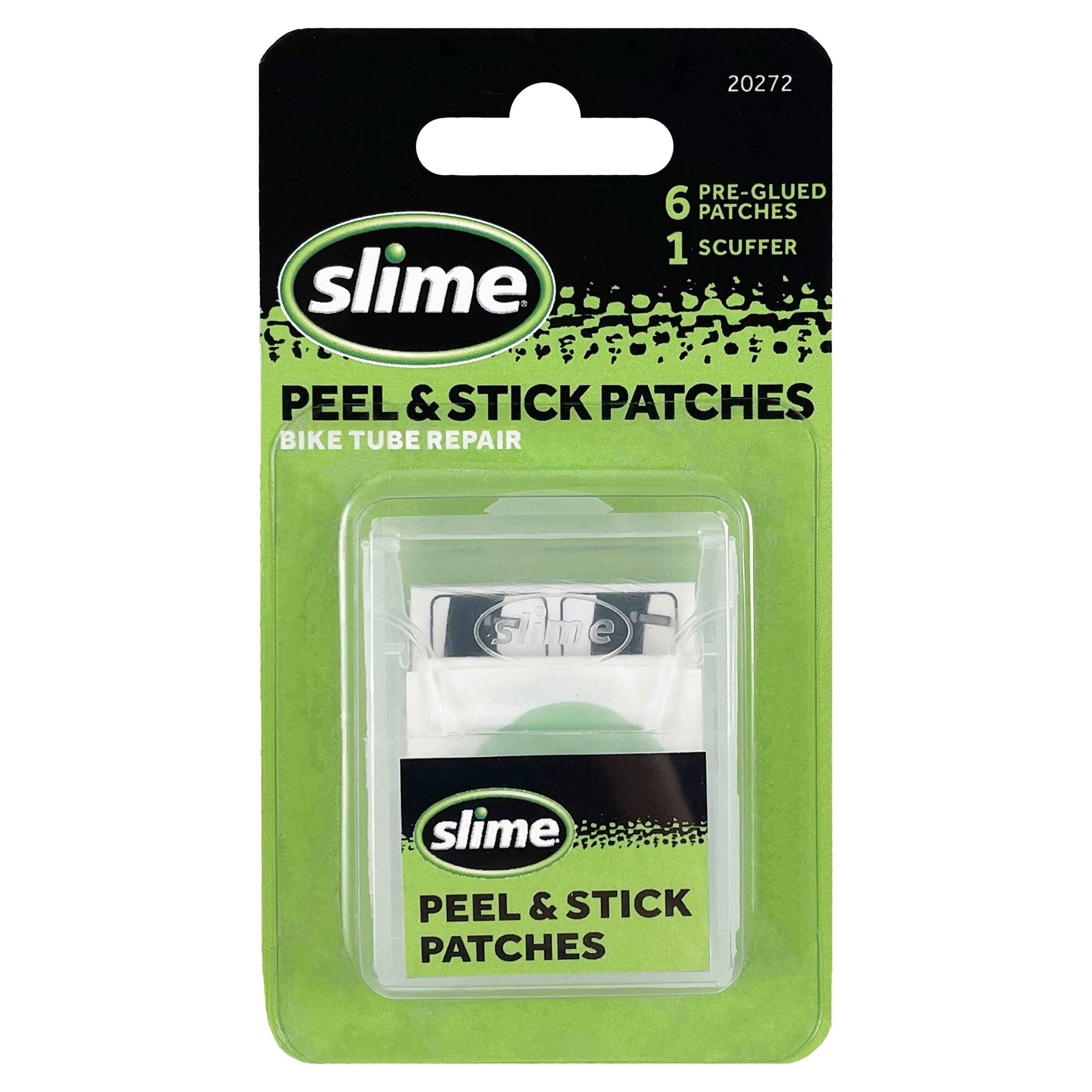 Bicycle Tube Patches – Slime Peel & Stick, 6-Pack for Quick Repairs ...